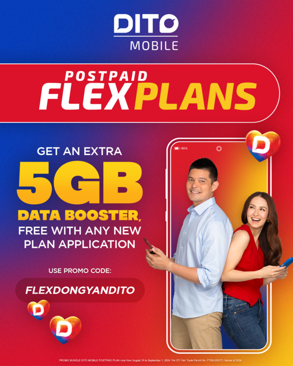 Get Extra Data Booster With DITO FLEXPlan Promo Bundle